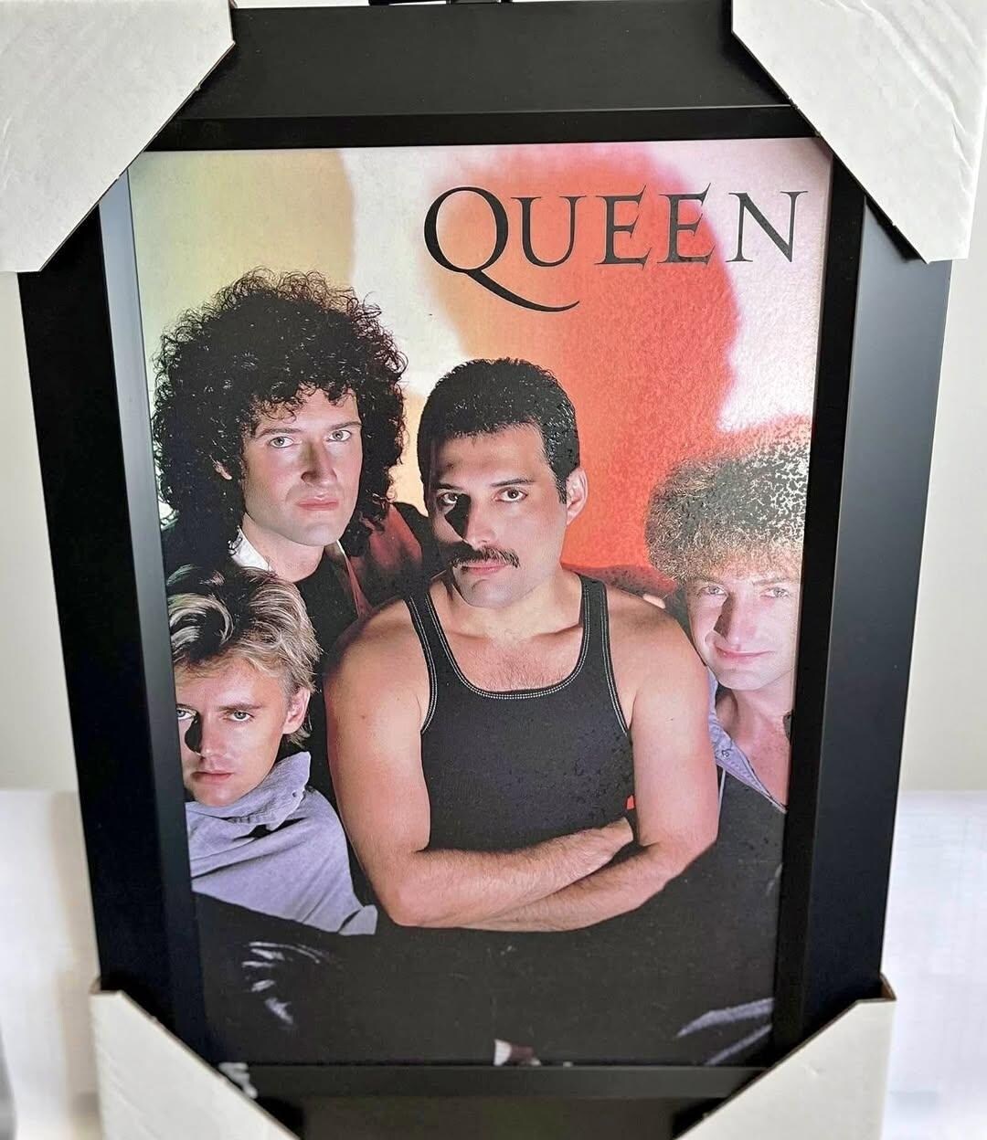 21x16 Queen Freddie Mercury Wall Art Textured Print Frame - Etsy