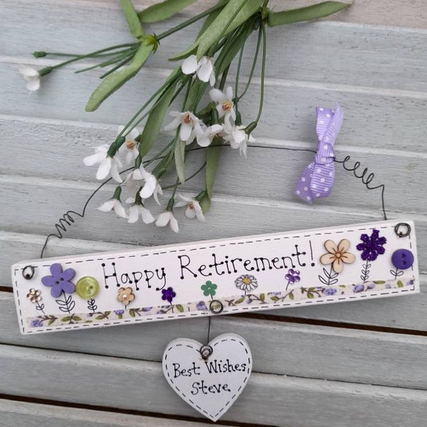 Retirement Plaque - Etsy