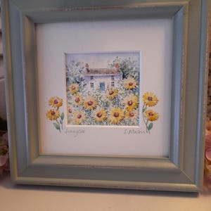 Cottage Watercolour X 1 Painting, Garden Cottage and Sunnyside Cottage ...