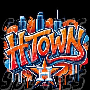 Htown Cartoon T - Etsy