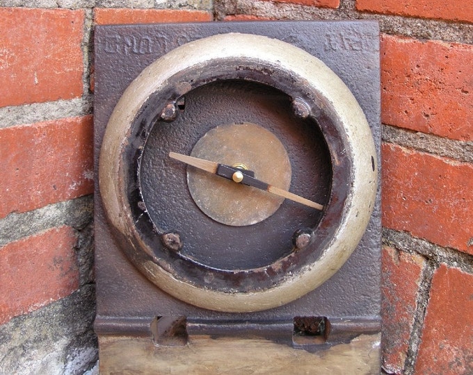 Industrial Wall Clock - Etsy