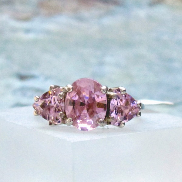 Pink Ice Ring - Etsy