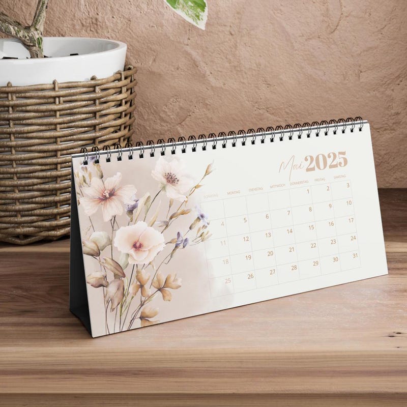 Vintage Desk Calendar - Etsy UK