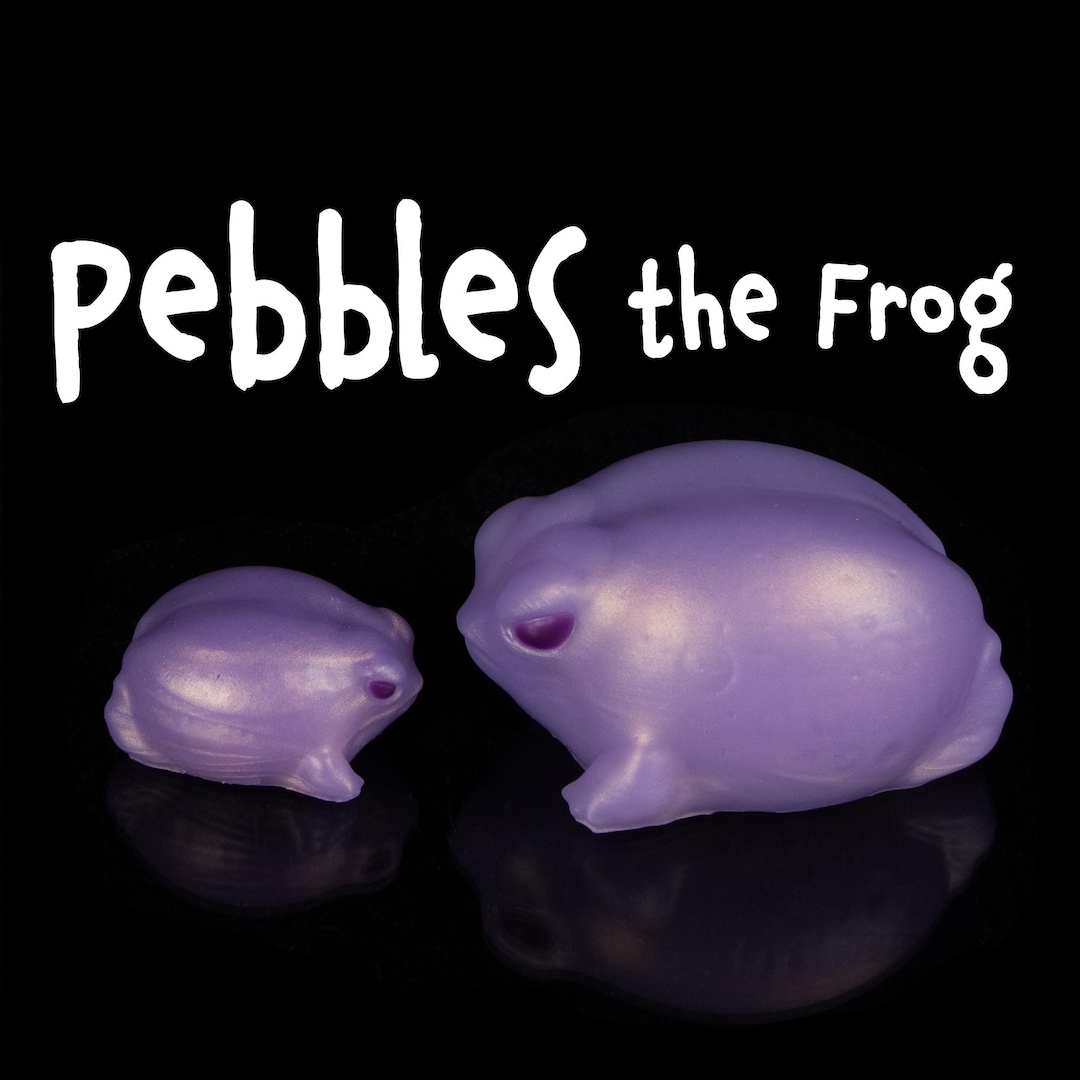 Pebbles the Frog - Squishy Silicone Fidget Toy - Etsy