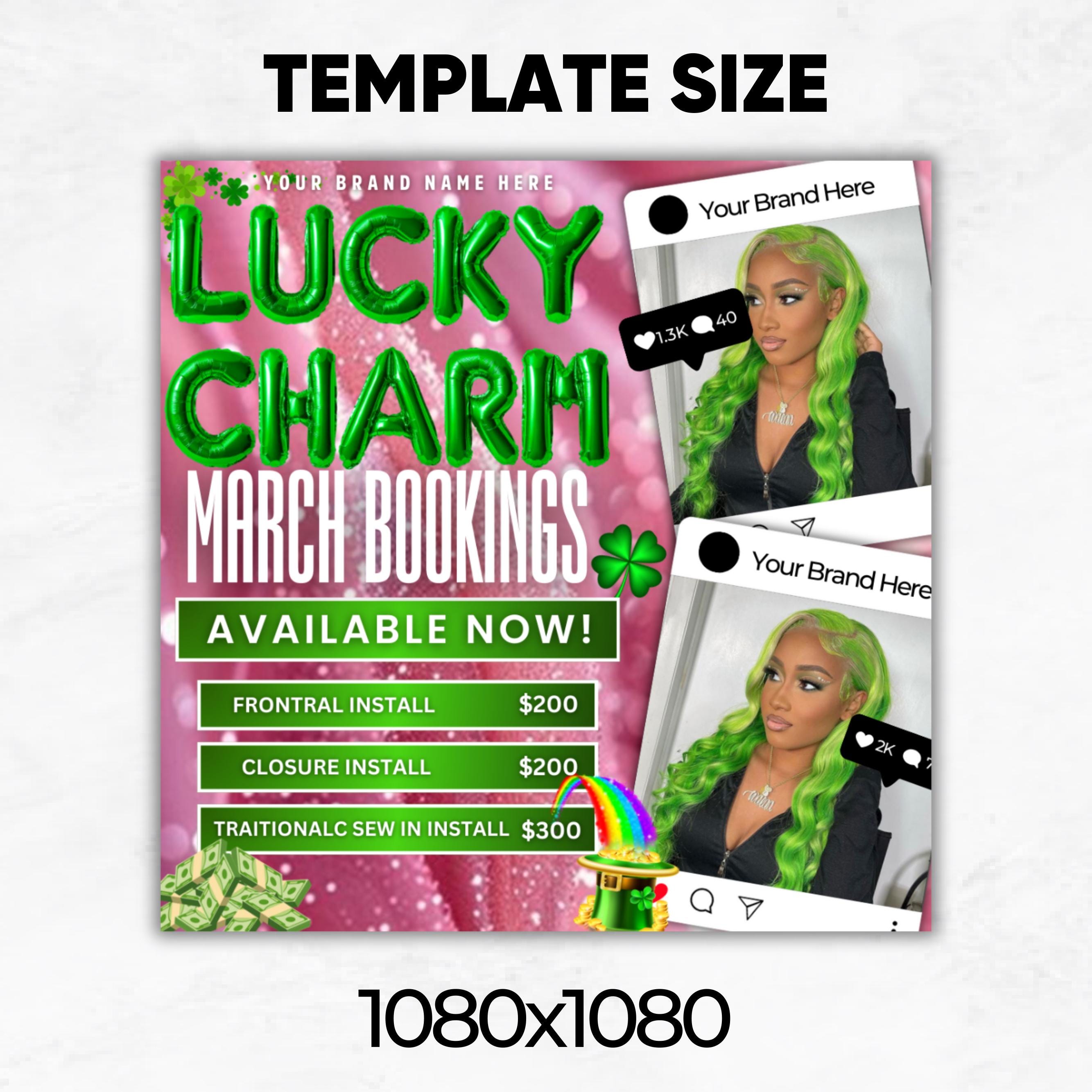 March Booking Flyer, March Flyer, March Books, St.patricks Day Flyer ...