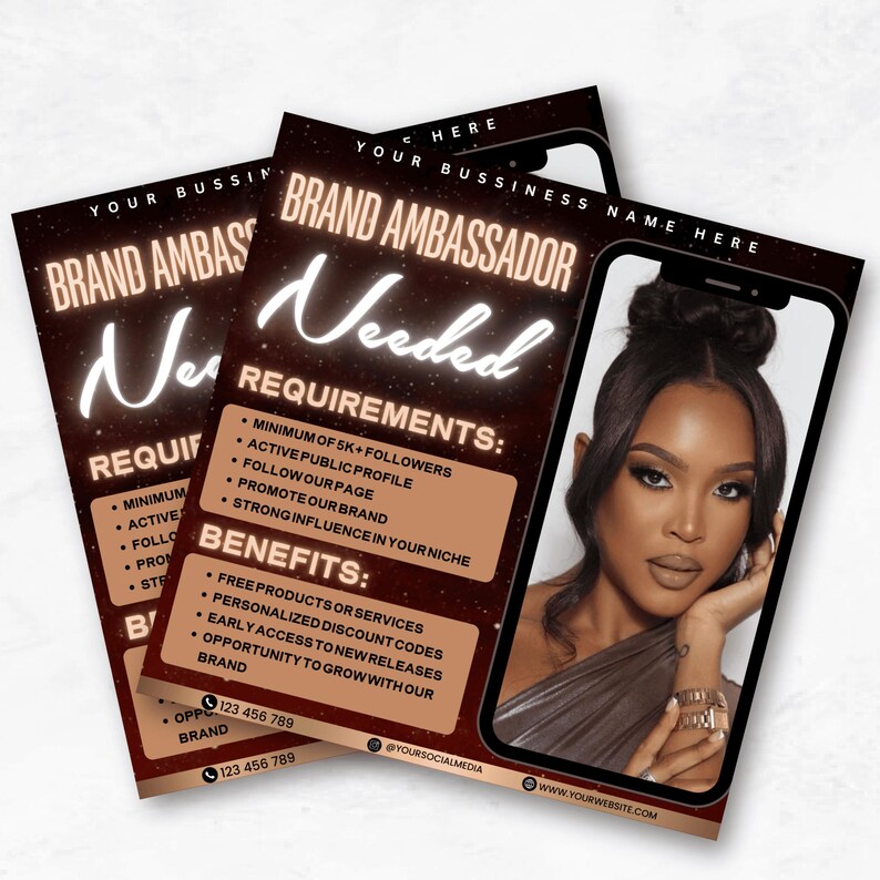 DIY Brand Ambassador Flyer, Ambassador Wanted, Bookings Open, Hair ...