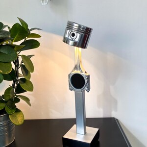 Piston Lamp, Real Car Parts, Car Parts Decor, Upcycling, Handmade Lamp ...