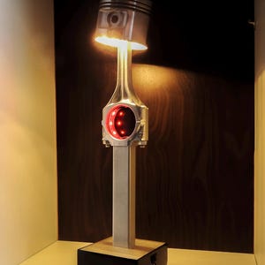 Piston Lamp, Real Car Parts, Car Parts Decor, Upcycling, Handmade Lamp ...