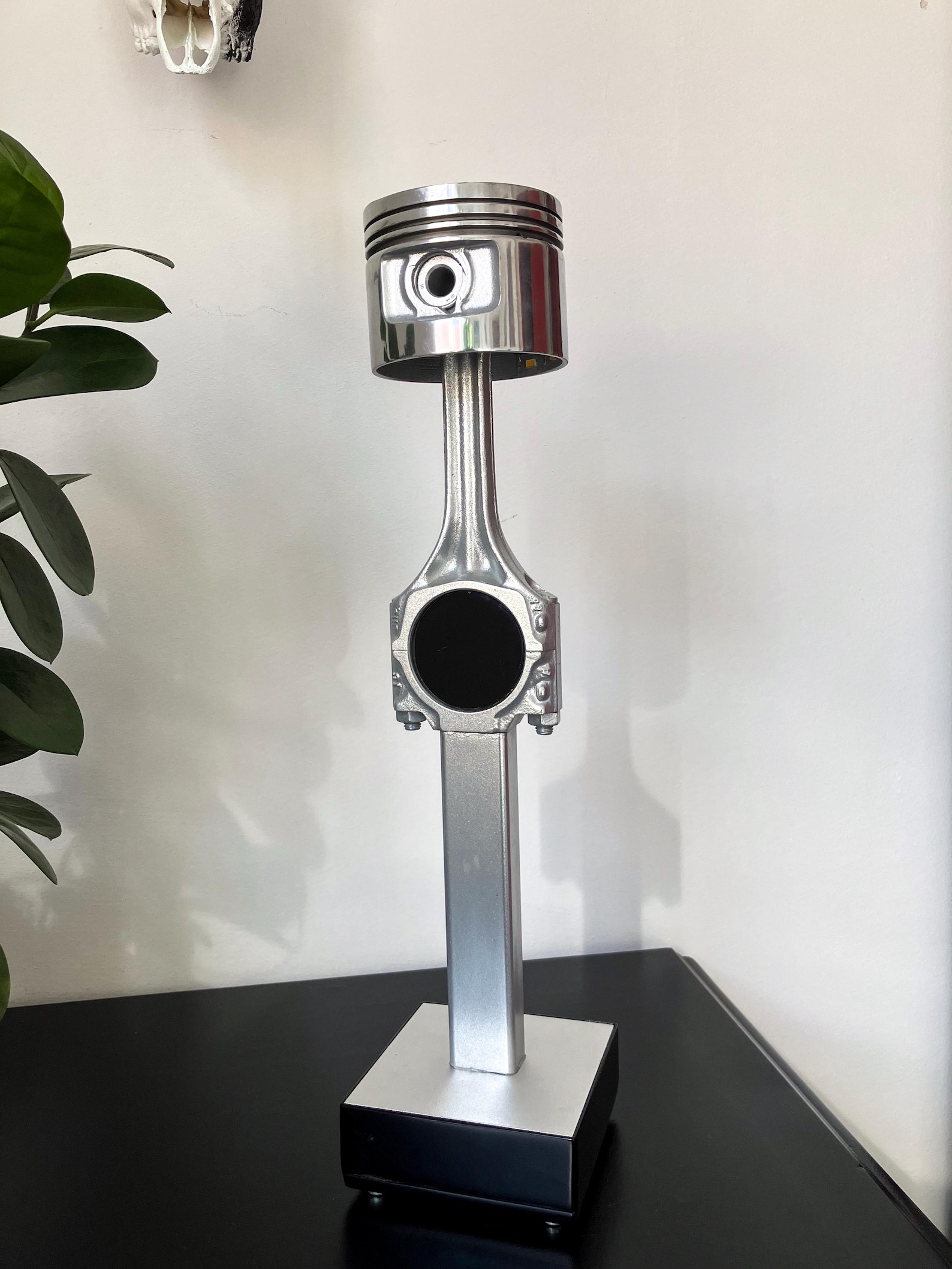 Piston Lamp, Real Car Parts, Car Parts Decor, Upcycling, Handmade Lamp ...