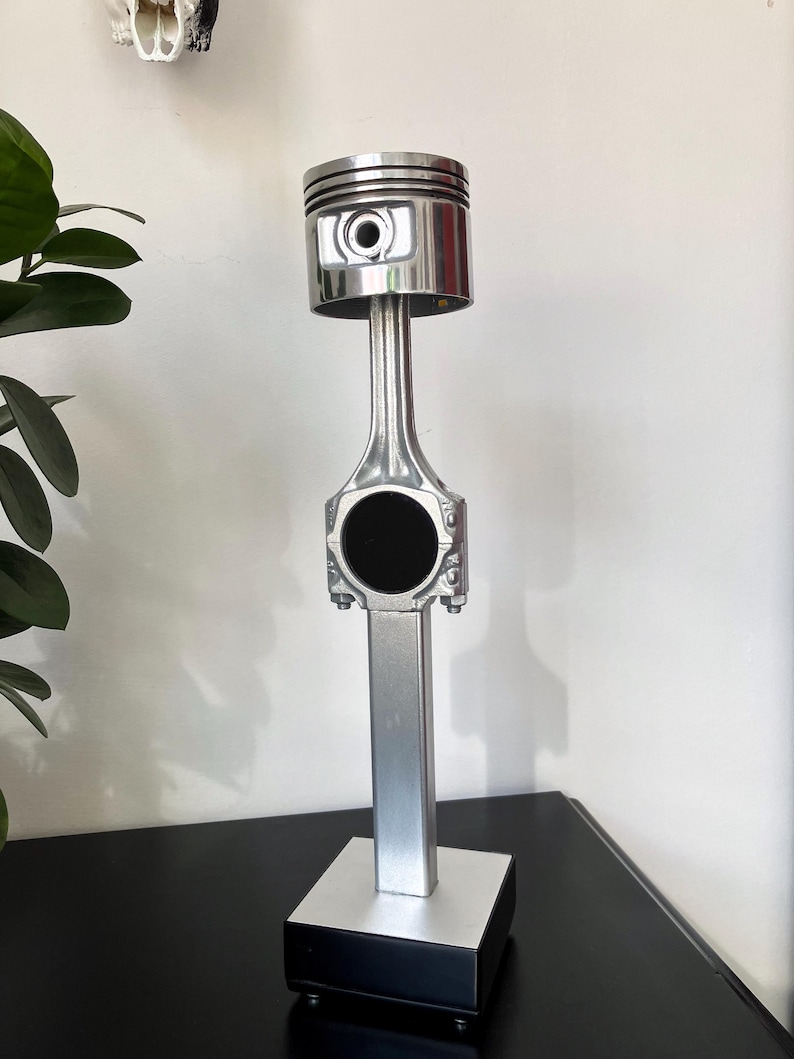 Piston Lamp, Real Car Parts, Car Parts Decor, Upcycling, Handmade Lamp ...