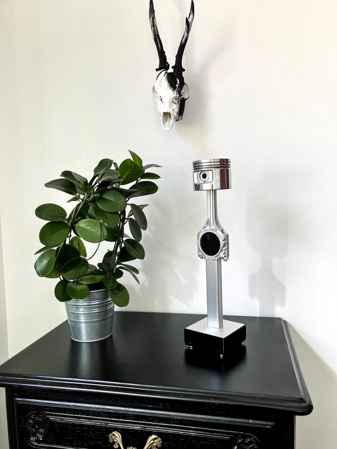 Piston Lamp, Real Car Parts, Car Parts Decor, Upcycling, Handmade Lamp ...