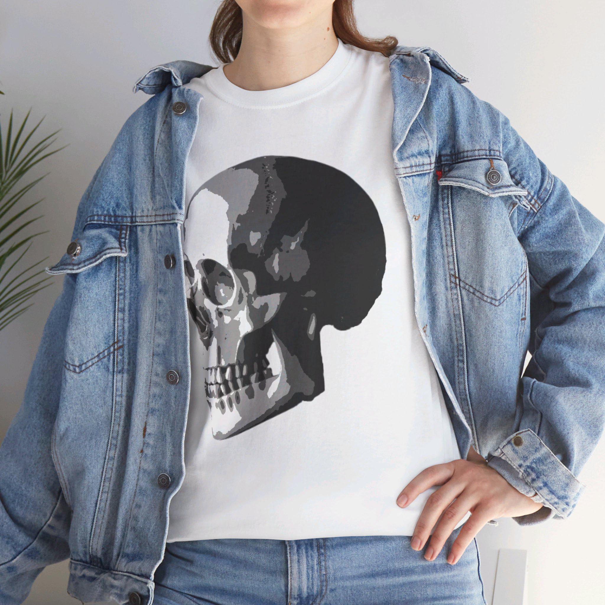 Grunge Streetwear Skull T-shirt Vintage 2000s Skull Graphic Tee Unisex ...
