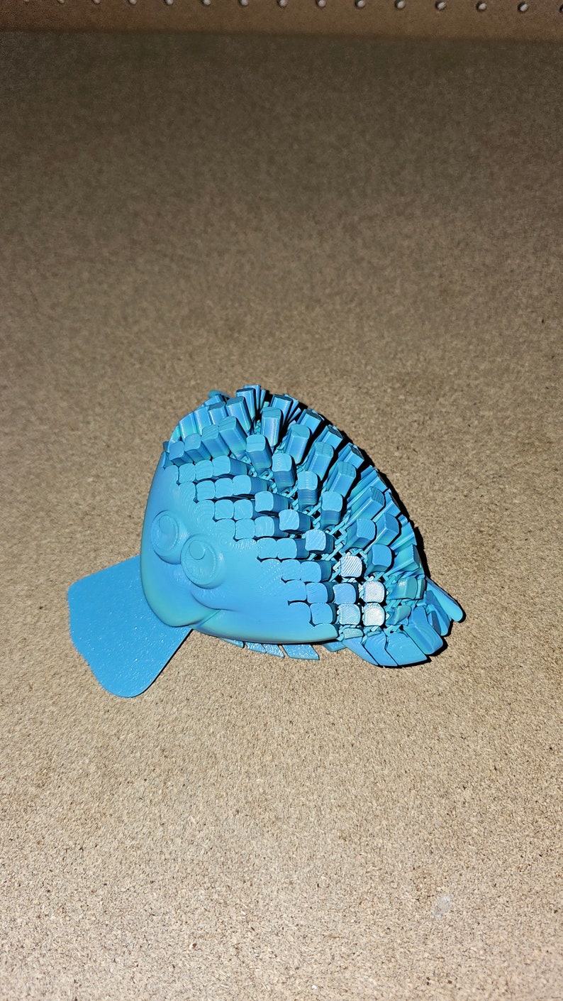 3D Printed Articulating Fish Toy/fidget - Etsy