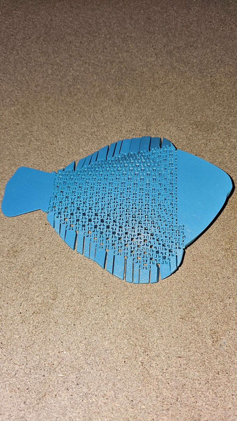 3D Printed Articulating Fish Toy/fidget - Etsy