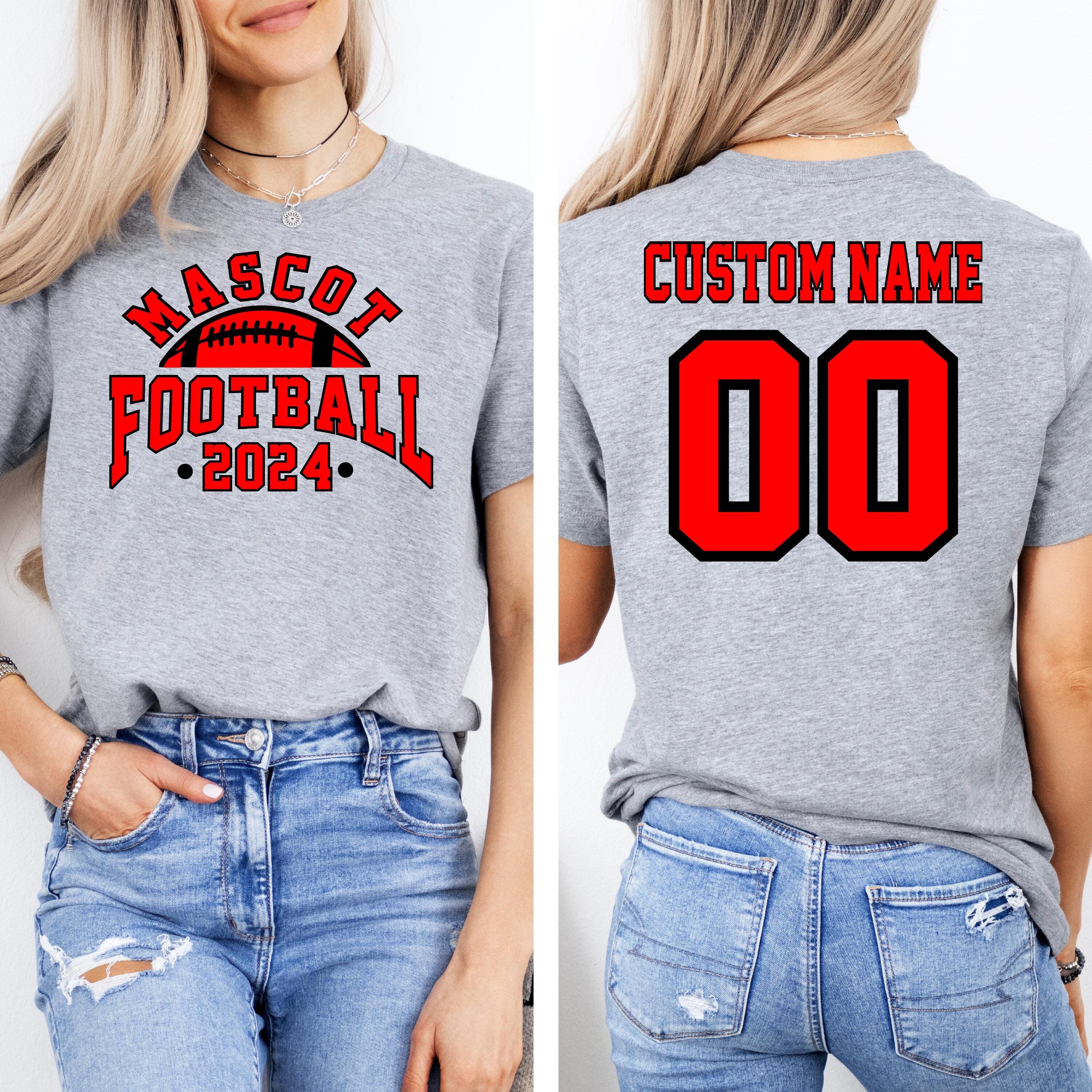 Custom Football Shirt Custom Football Mom Shirt Personalized Football ...
