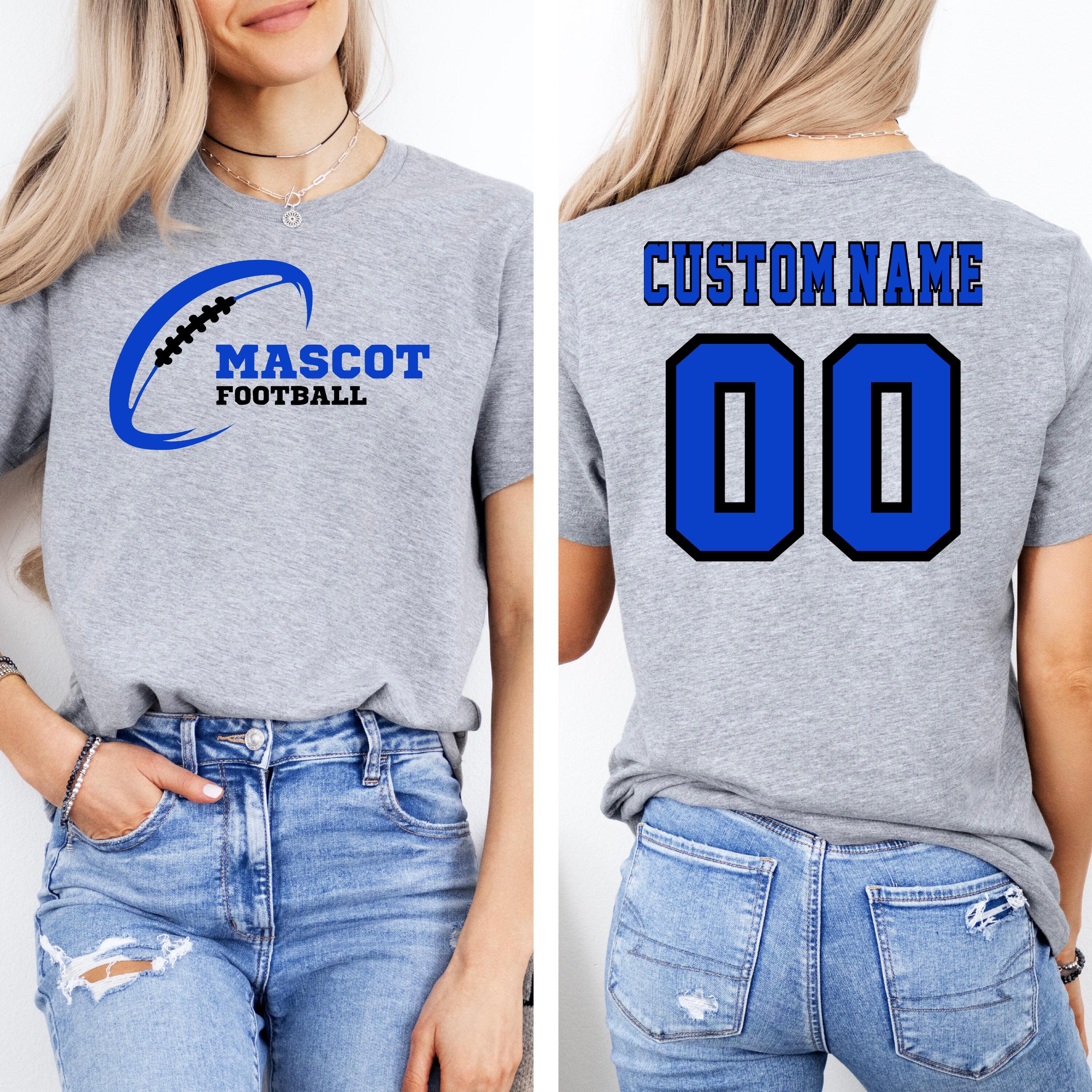 Custom Football Shirt Custom Football Mom Shirt Personalized Football ...