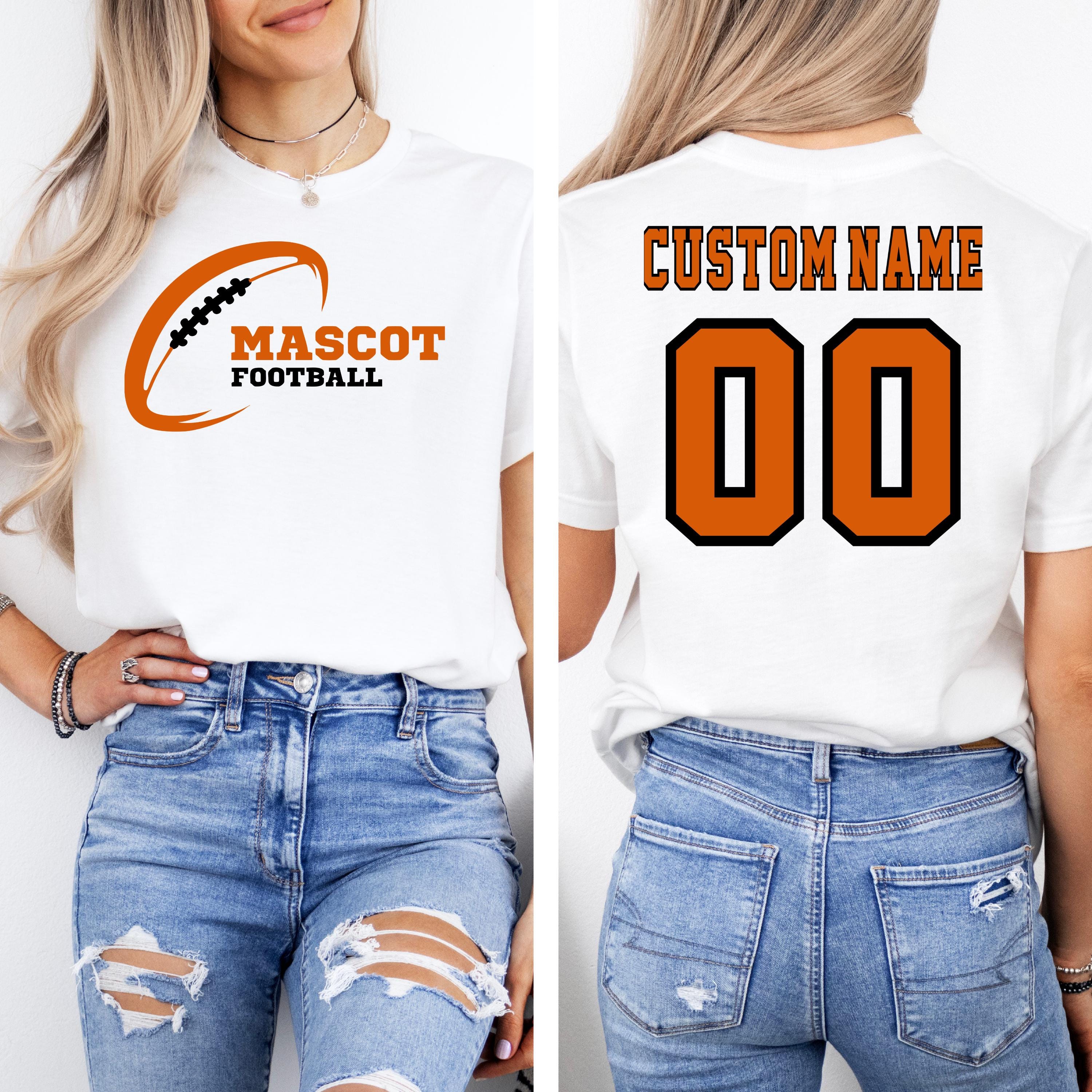 Custom Football Shirt Custom Football Mom Shirt Personalized Football ...