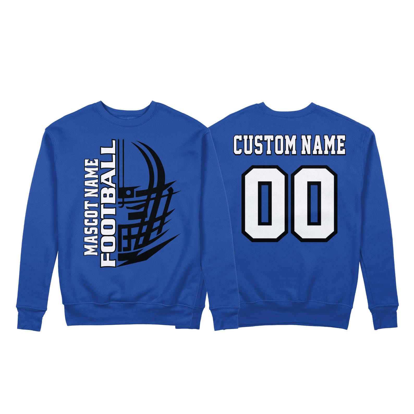Custom Football Hoodie Custom Football Mom Hoodie Personalized Football ...