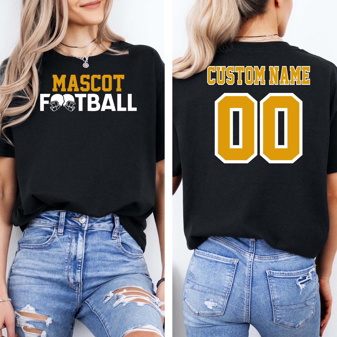 Custom Football Shirt Custom Football Mom Shirt Personalized Football ...