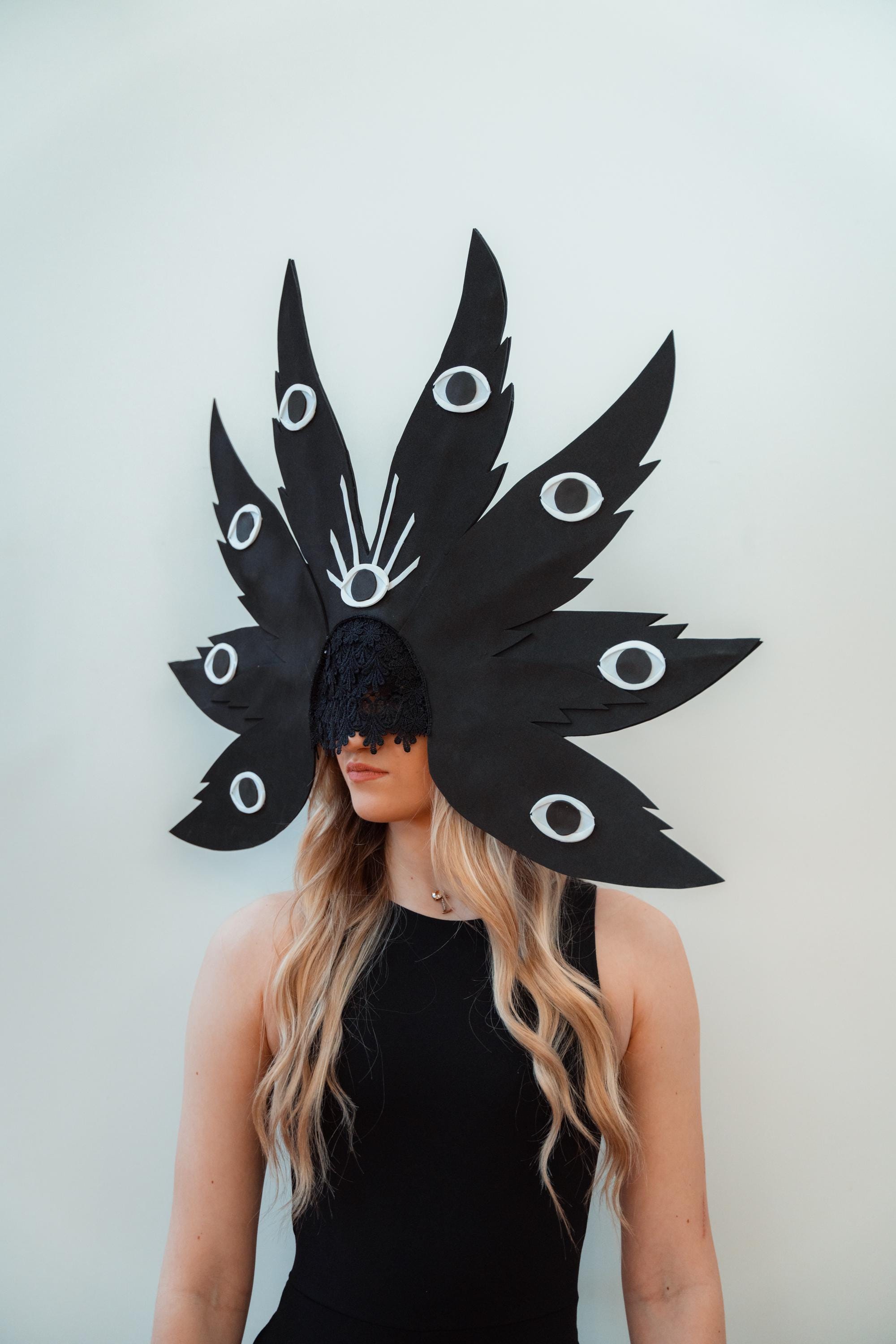 Angel Headpiece, Winged Face Mask, Eye Mask, Seraph Mask, Cosplay - Etsy