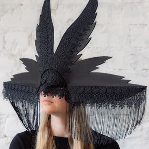 Black Lace Masquerade Mask: Venetian Dance Mask With Fringe - Etsy