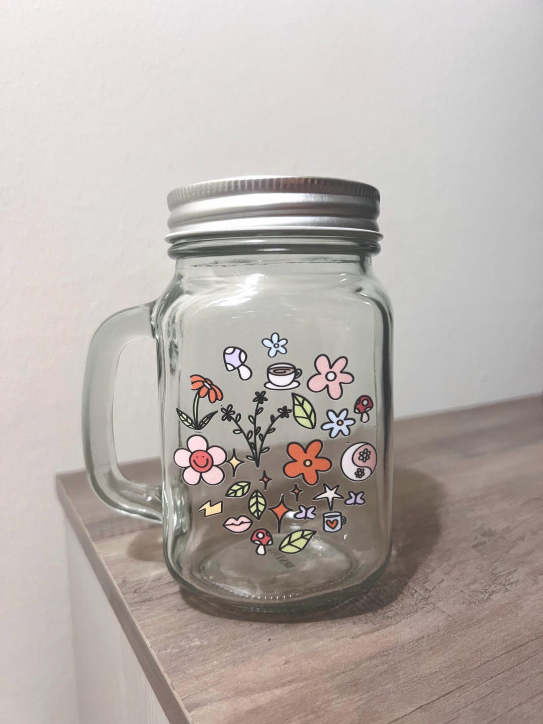 Mason Mugs With Handle - Etsy