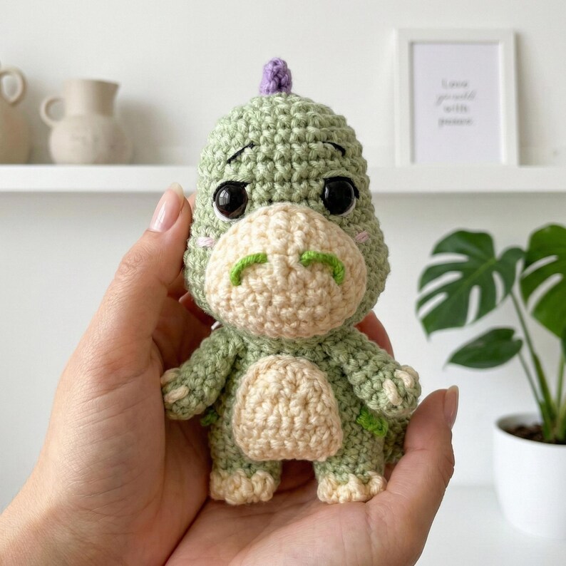 Dinosaur Amigurumi Crochet Pattern Bundle: 4 Plushie Patterns (PDF ...