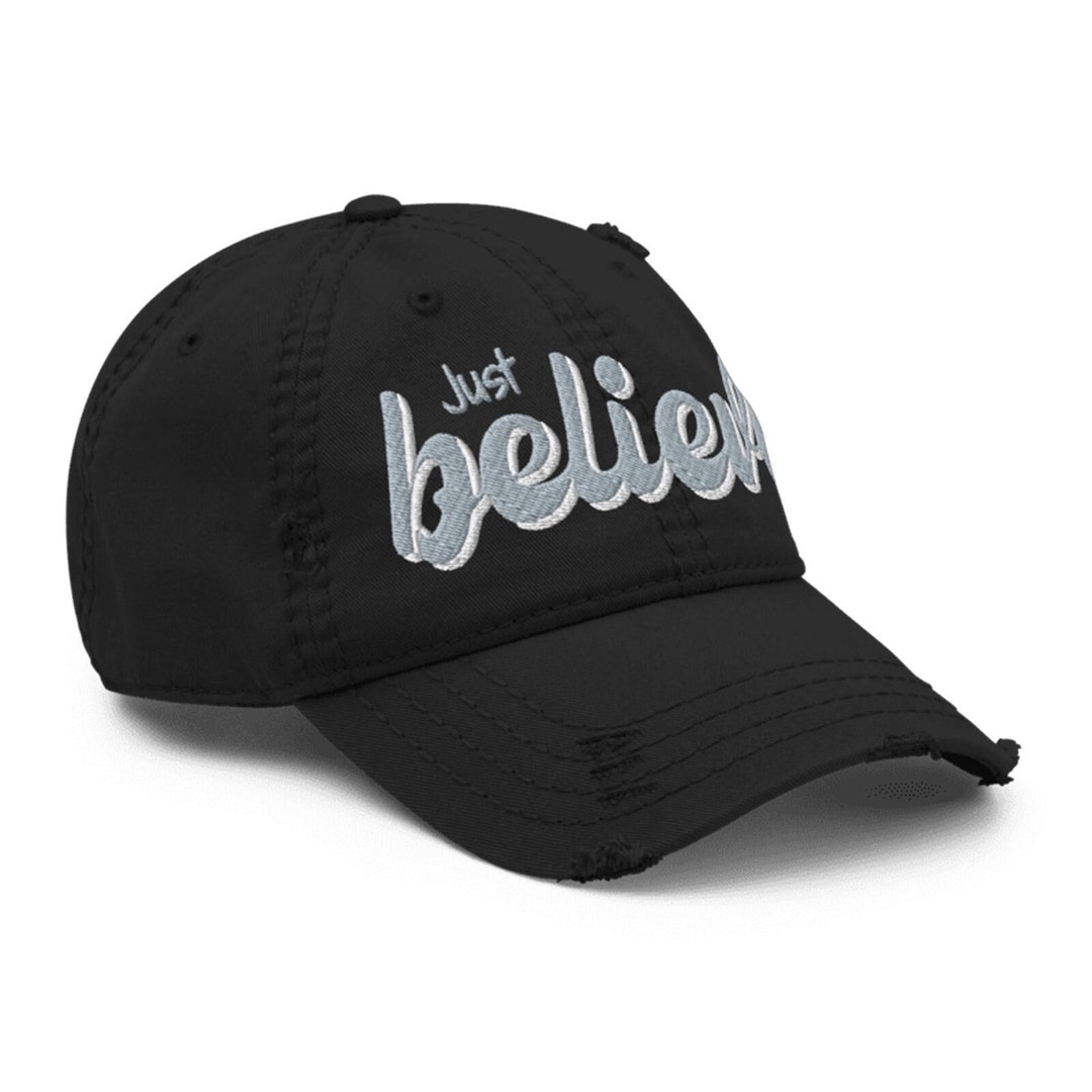 Just Believe - Worn Out Hat - One Size - Etsy