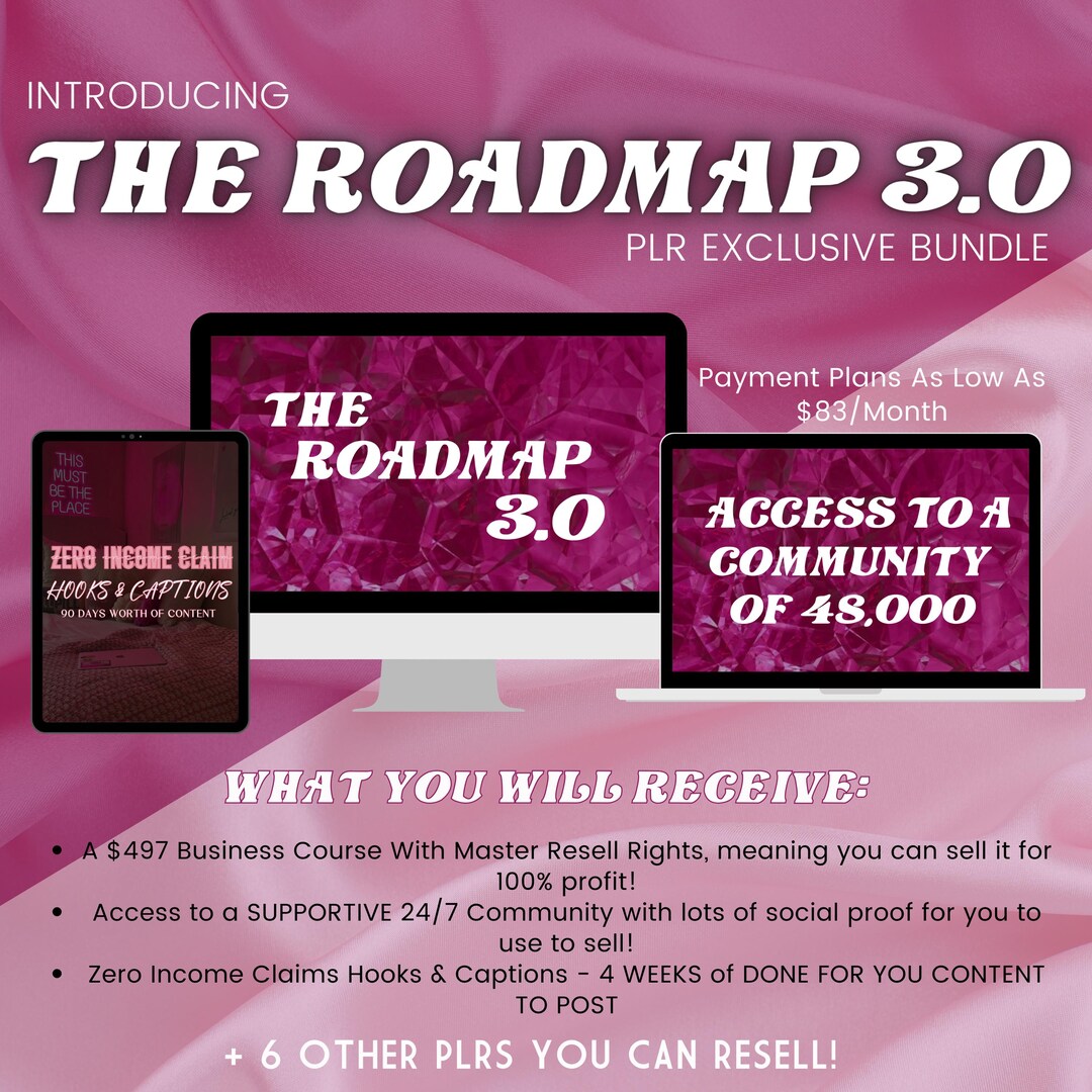 The Roadmap 3.0 Roadmap to Riches with Master Resell Rights, Original ...