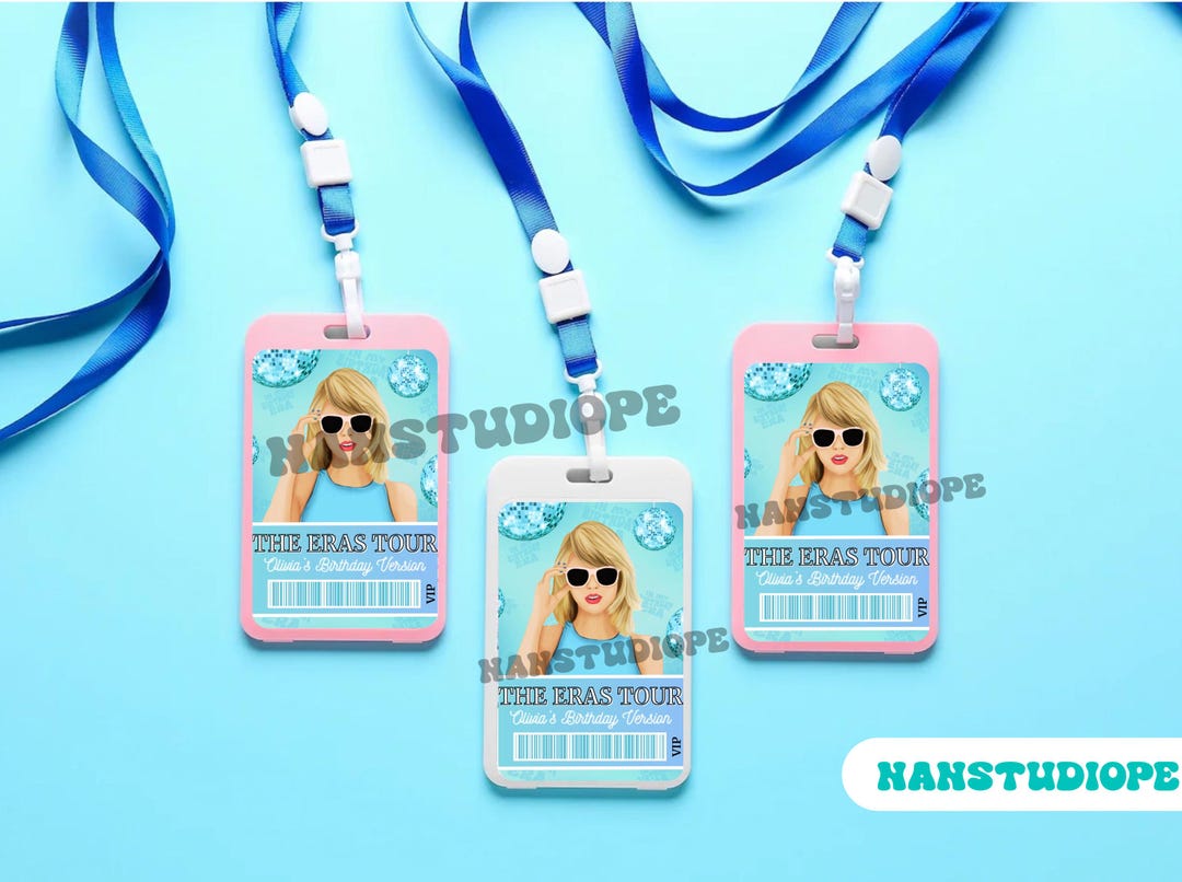 Editable VIP Party Pass Badge, Disco in My Birthday Era, Birthday Girl ...
