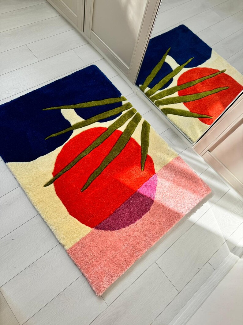 Handmade Rugs for Bedroom and Living Room Aesthetic, Special Home ...