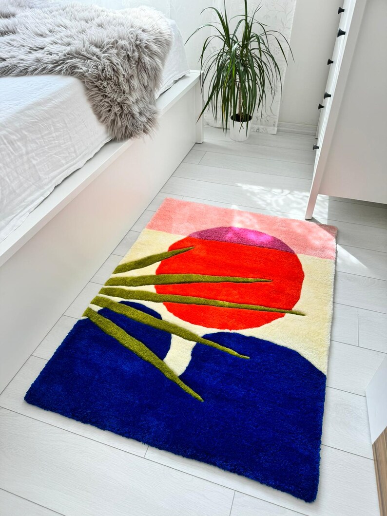 Handmade Rugs for Bedroom and Living Room Aesthetic, Special Home ...