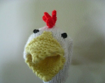 Chicken Feathered Hand Puppet - Etsy