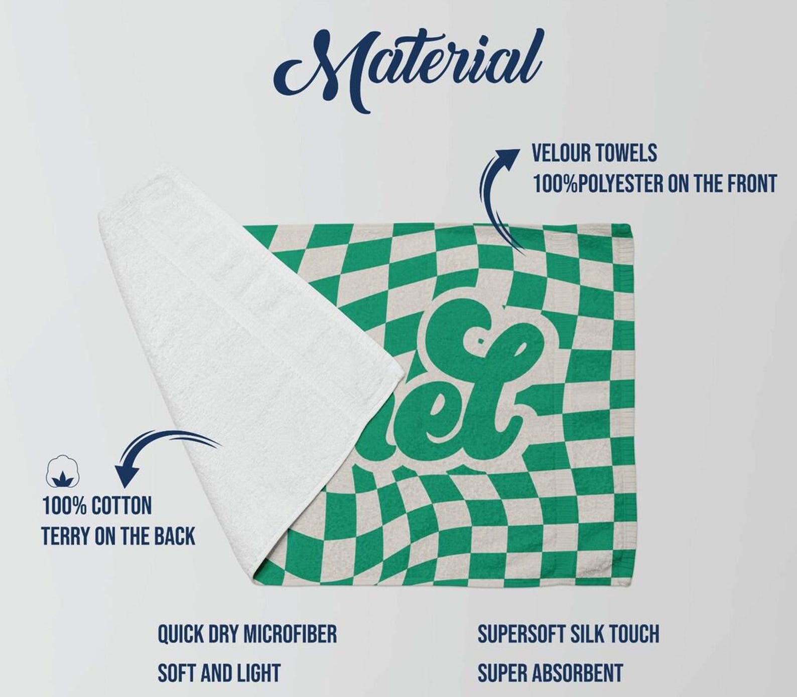 Personalized Sports Team Towel: Custom Name & Number, Vibrant Colors - Etsy