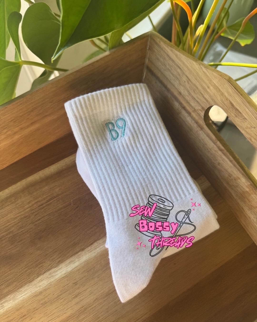 B9 Bingo Embroidered Socks | Funny Bingo Crew Socks- BINGO Lover Gift ...