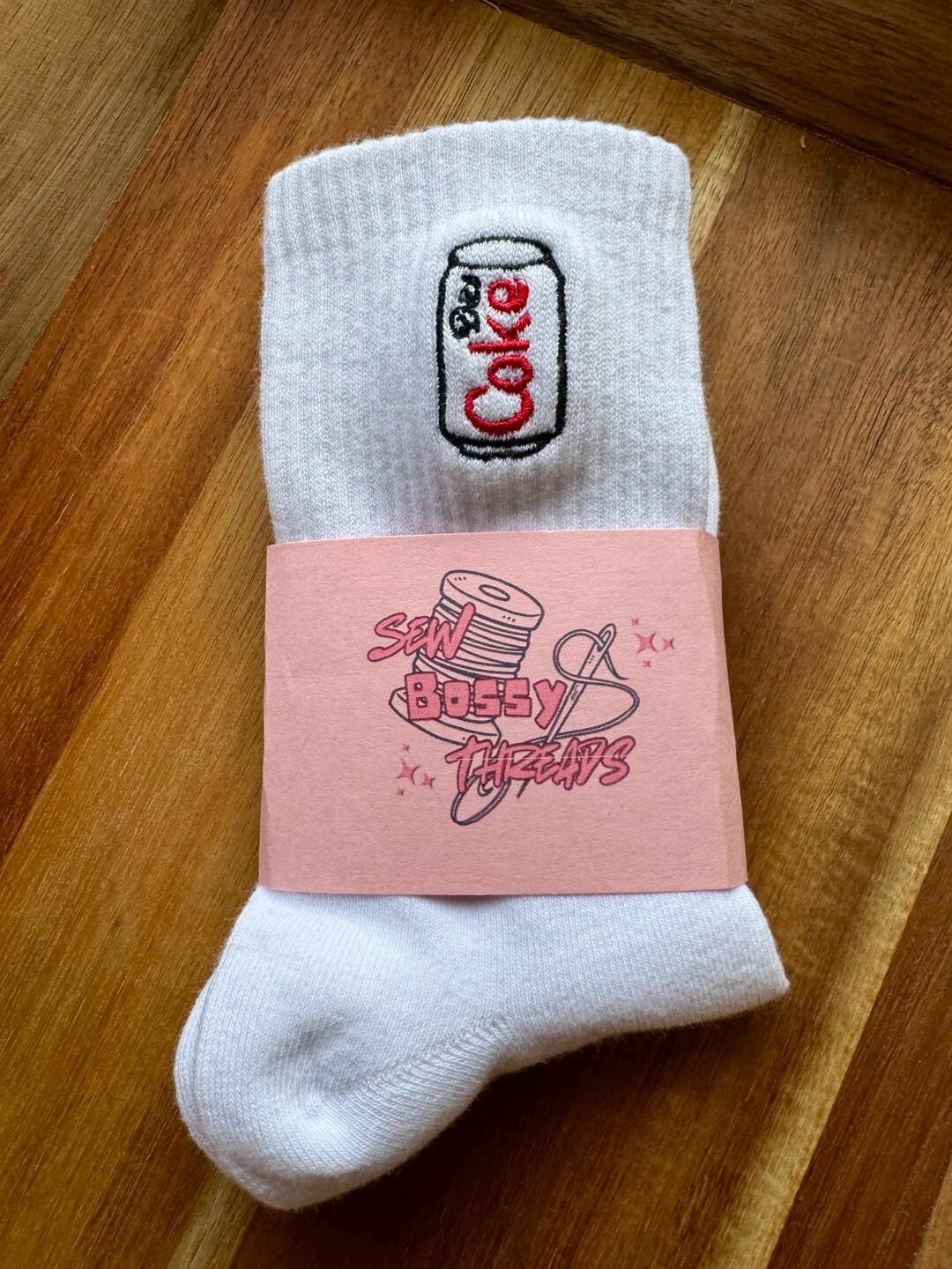 Crew Socks - Diet Coke Embroidered Socks, CHRISTMAS Crew Socks, Secret ...