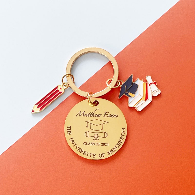 Graduation Keychain - Etsy