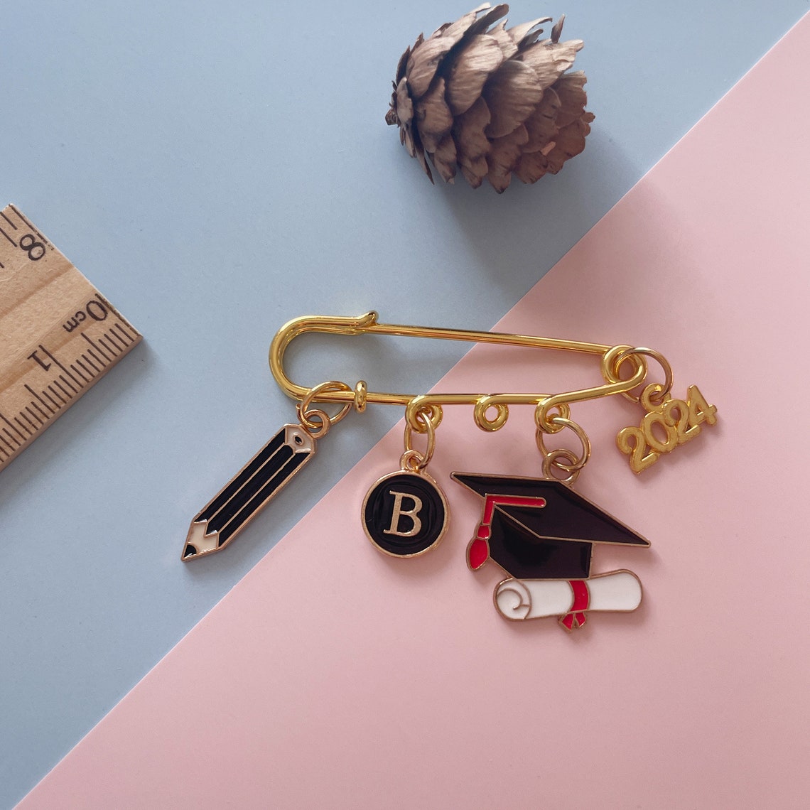 Custom Graduation Brooch, Graduation Gifts, Personalised Graduation ...