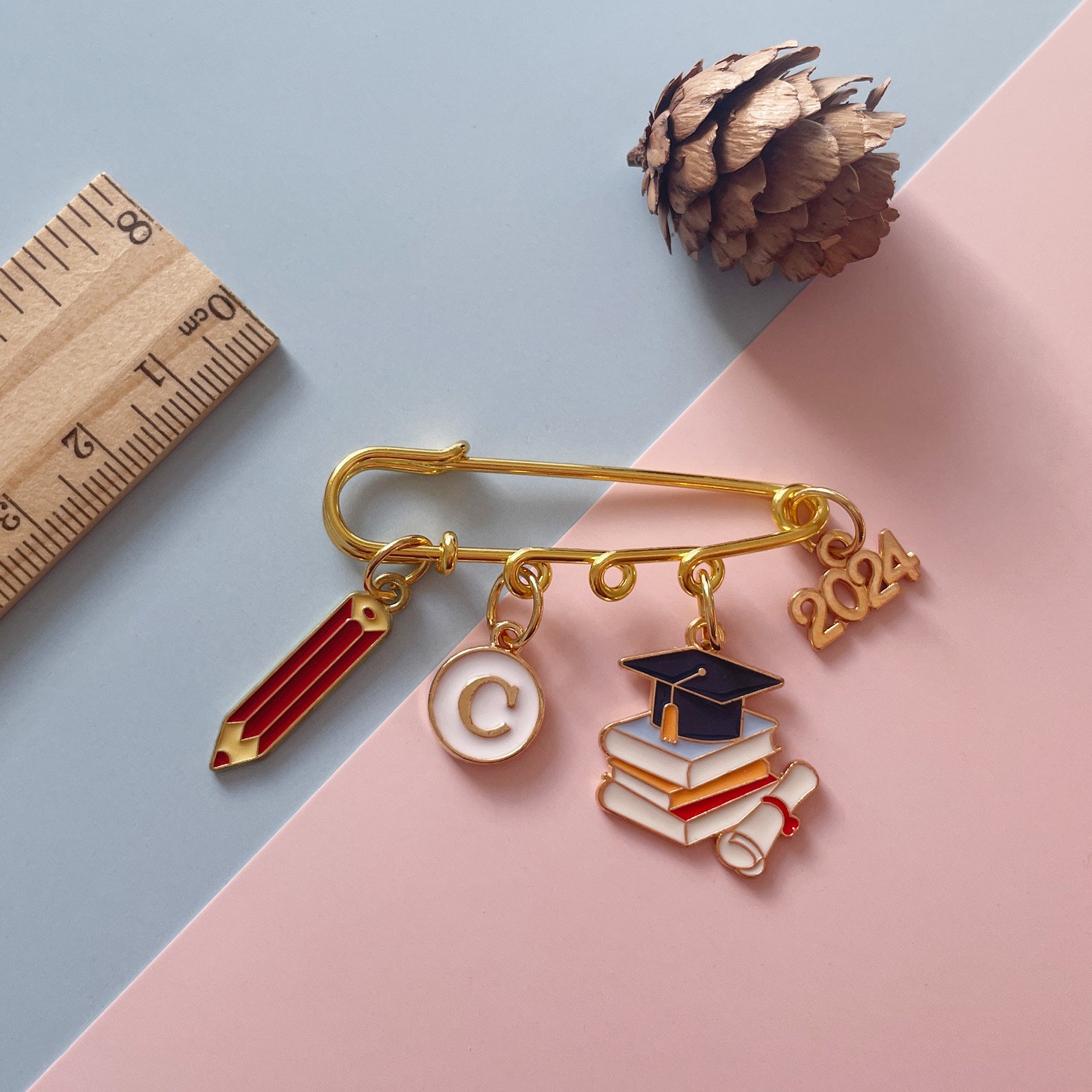 Custom Graduation Brooch, Graduation Gifts, Personalised Graduation ...