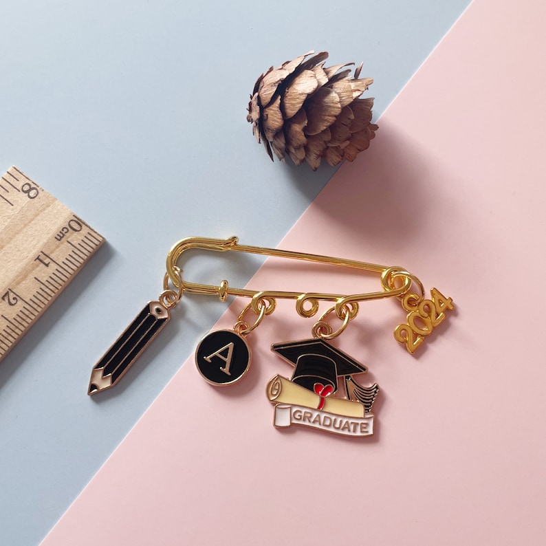 Custom Graduation Brooch, Graduation Gifts, Personalised Graduation ...