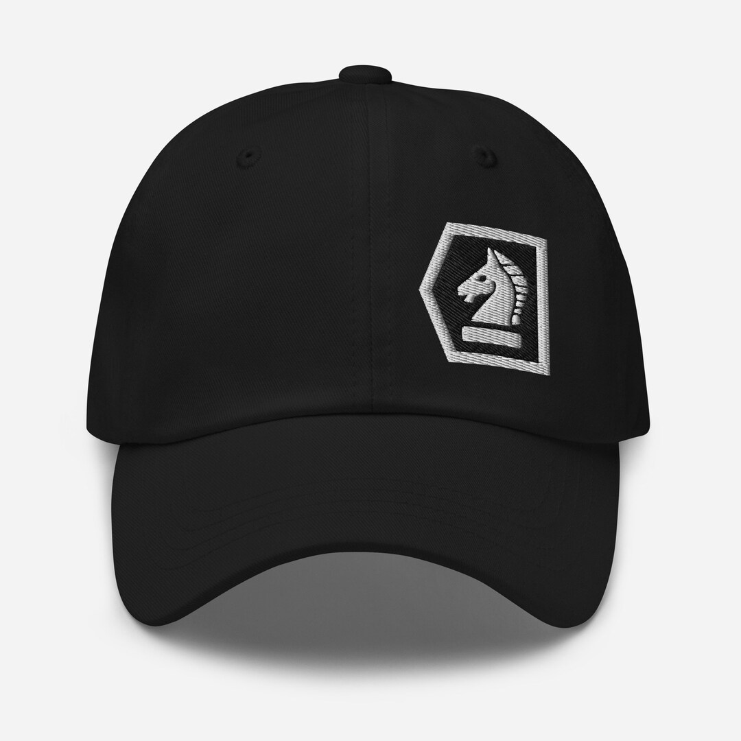 Knight Hat, Chess Hat, Chess Player Dad Hat, Embroidered Hat, Chess Hat ...
