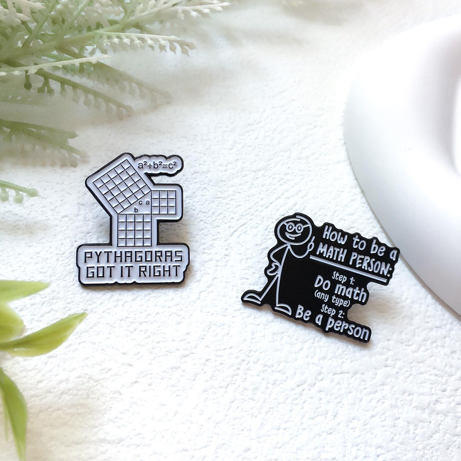 Math, Mathematics Enamel Pin | Math Lovers Badge Pin | Lapel Pin ...