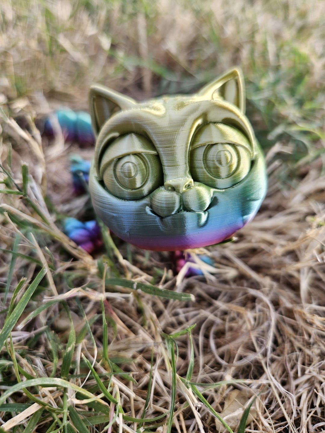 Shiny Rainbow Flexi Cat - Etsy