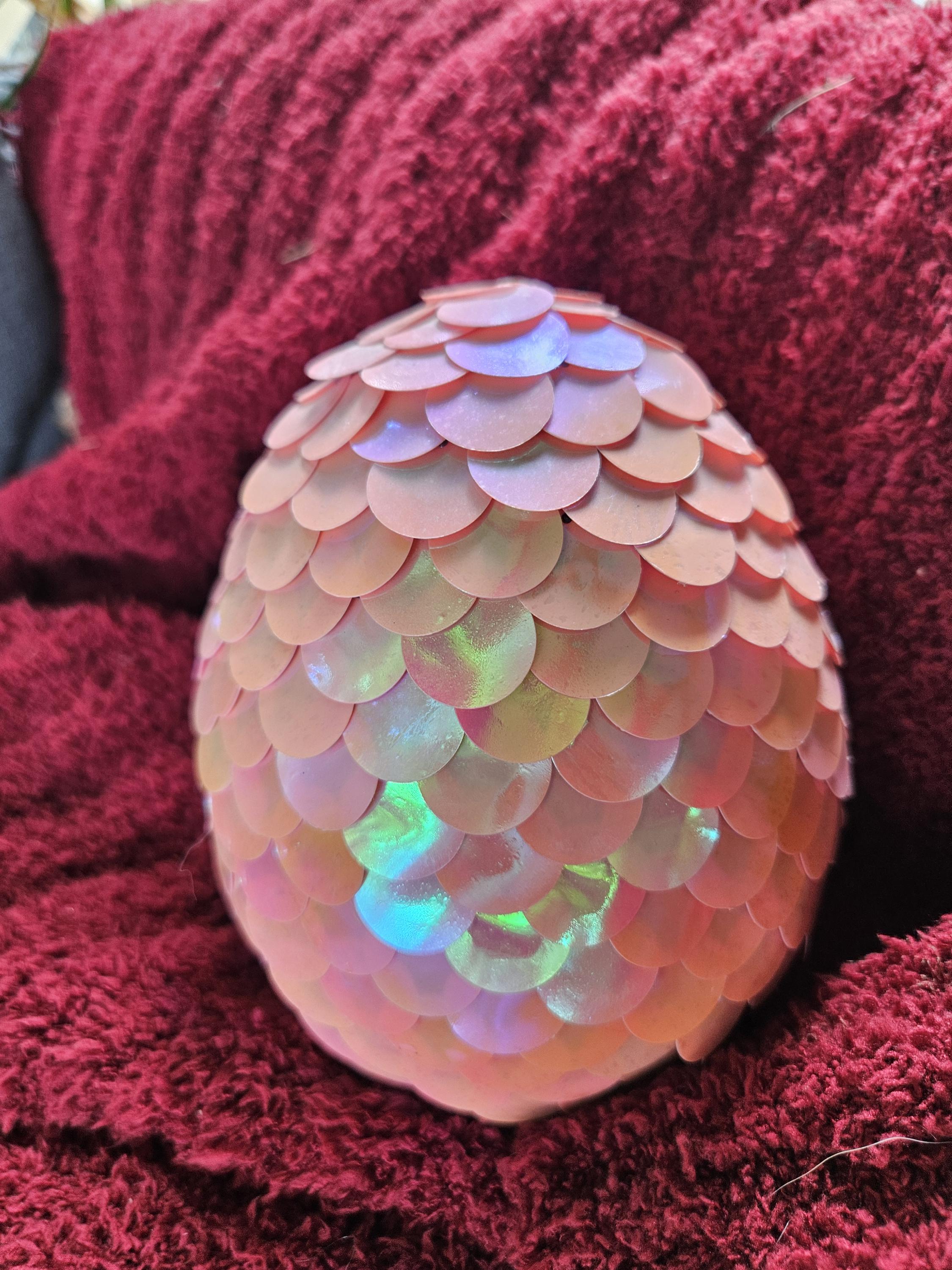 Pearlescent Pink Dragon Egg - Etsy
