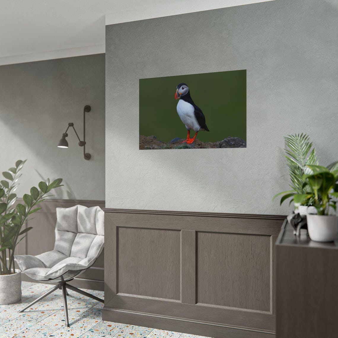 Atlantic Puffin Poster - Etsy