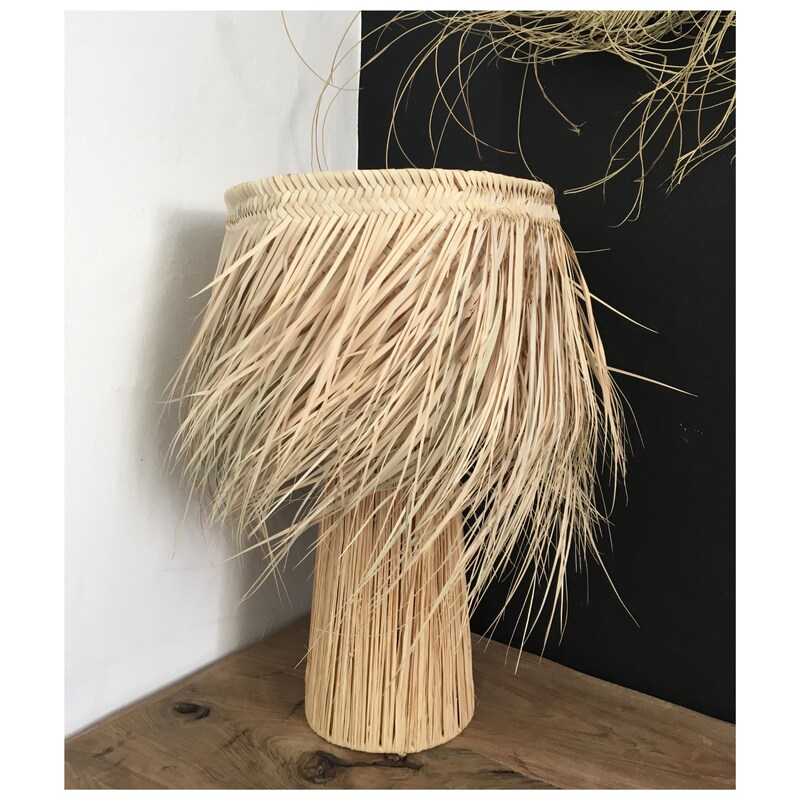 Raffia Lamp - Etsy