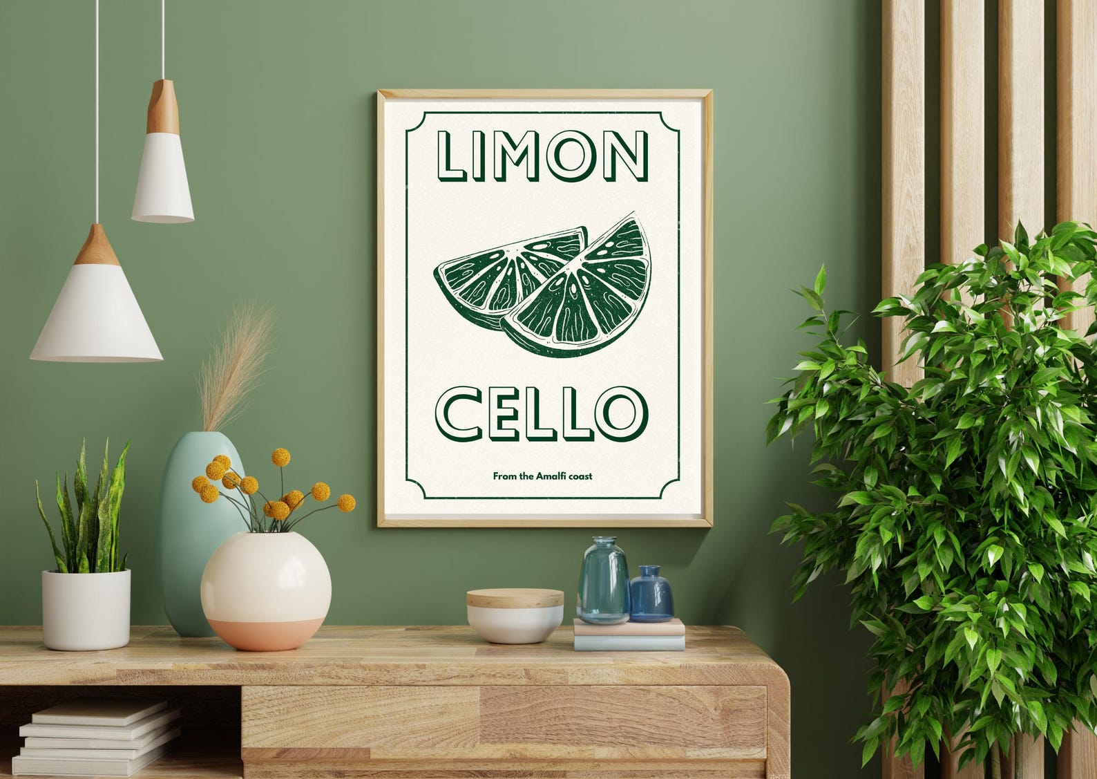 Amalfi Coast Lemon Wall Art Set—positano Citrus Prints, Italian Kitchen ...