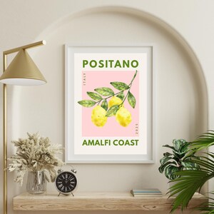 Amalfi Coast Lemon Wall Art Set—positano Citrus Prints, Italian Kitchen ...