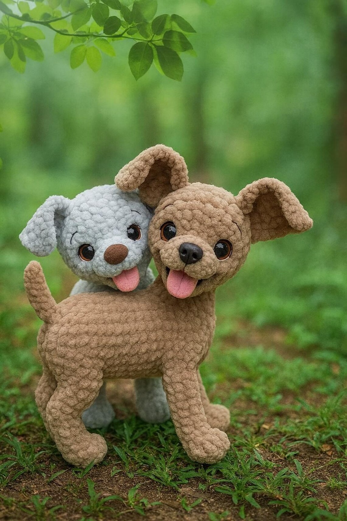 Crochet Dog Pattern, Amigurumi Doggie, Soft Toy Crochet Dog Pattern ...