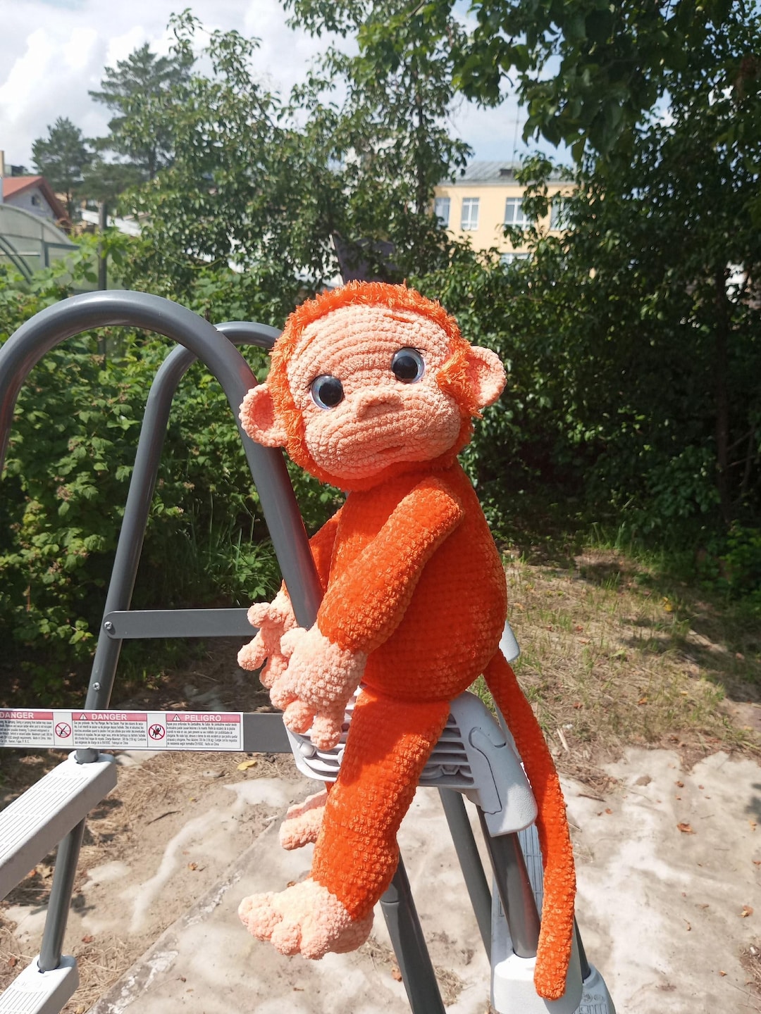 Monkey Crochet Pattern With the Fez and the Vest, Amigurumi Crochet ...